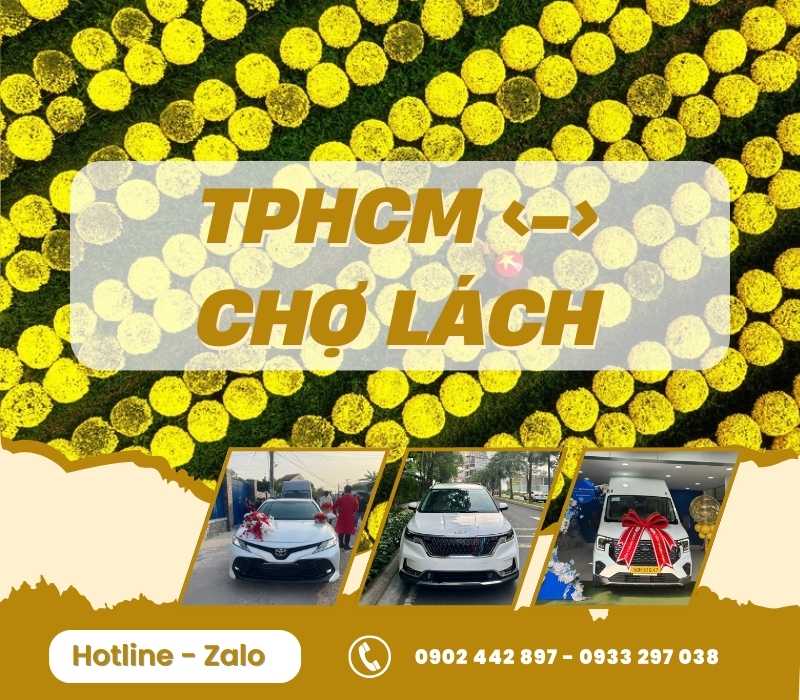 Giá Thuê Xe Đi Chợ Lách Bến Tre Tại Sài Gòn - Xe 4 7 16 Chỗ