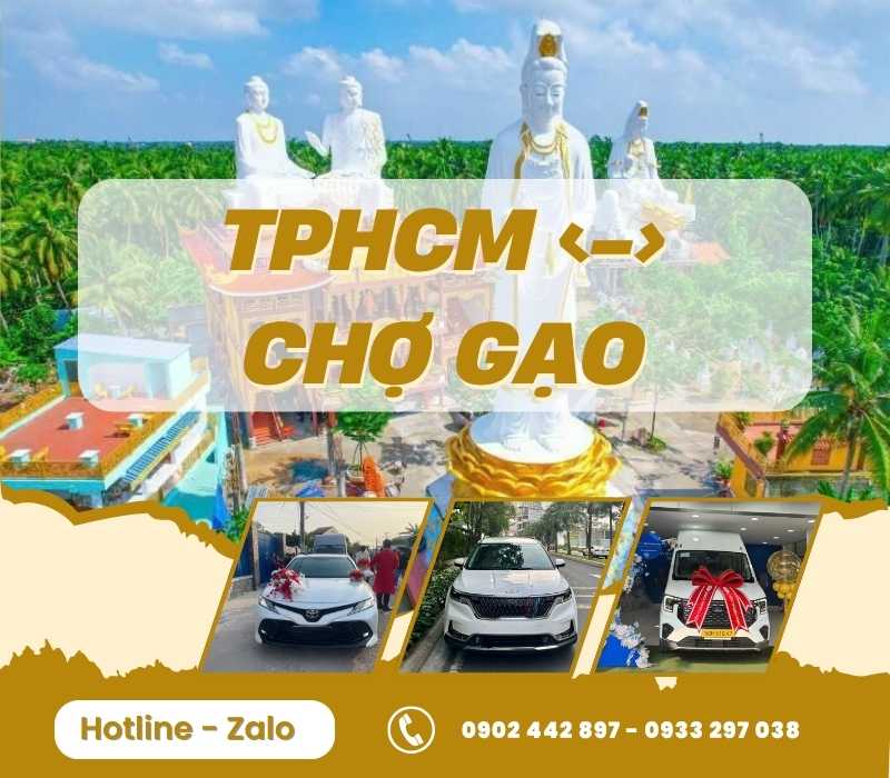 Giá Thuê Xe Đi Chợ Gạo Tại Sài Gòn - Xe 4 7 16 Chỗ